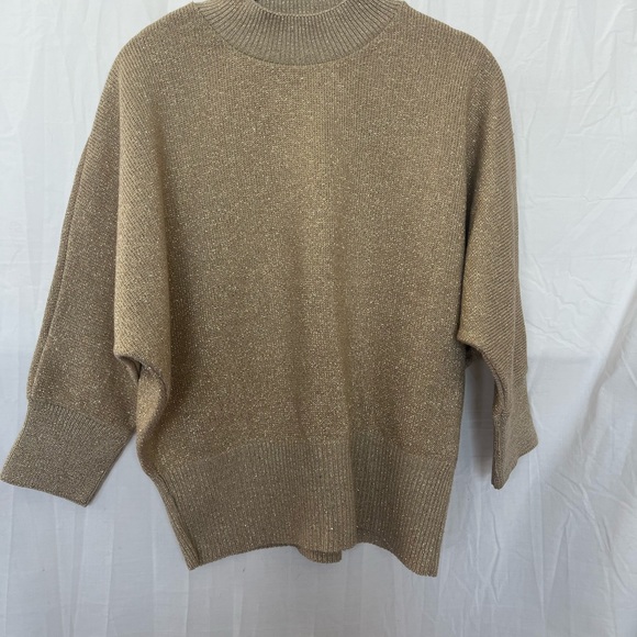 Lew Magram | Sweaters | Vintage Lew Magram 8s Dolman Sleeve Gold ...